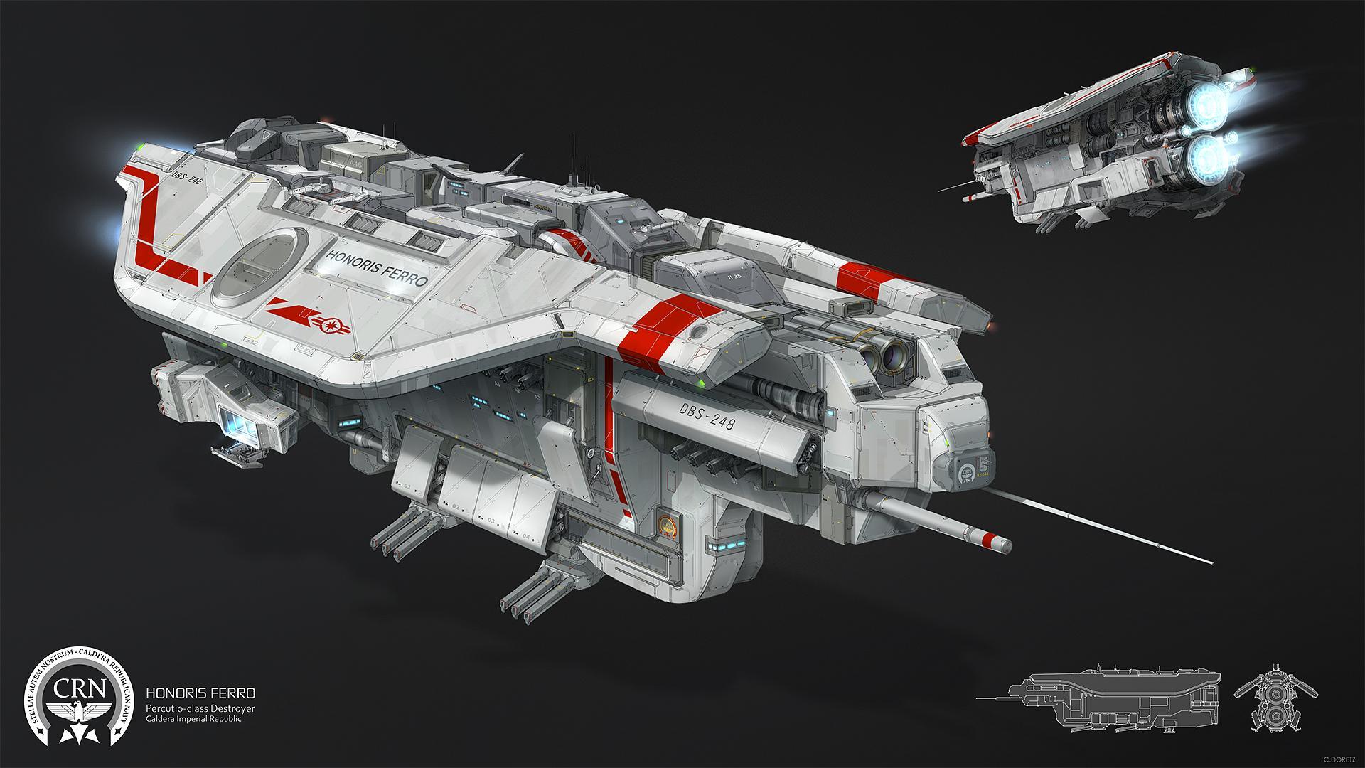 Percutio-class Destroyer by Chris Doretz | Scrolller