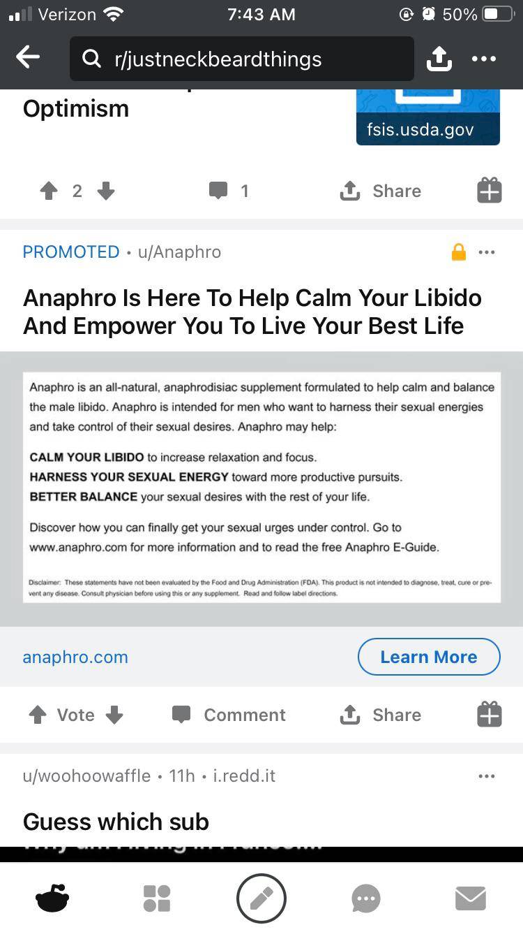 Perfect ad for the neckbeards posted here. | Scrolller