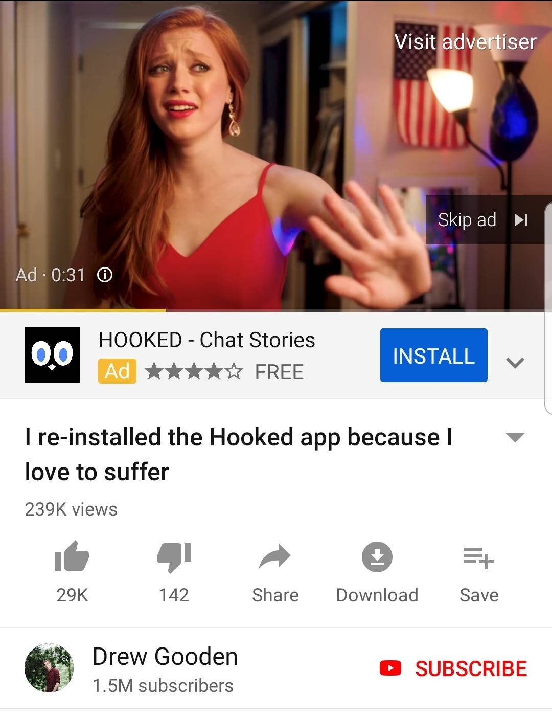 perfectly placed ad. | Scrolller