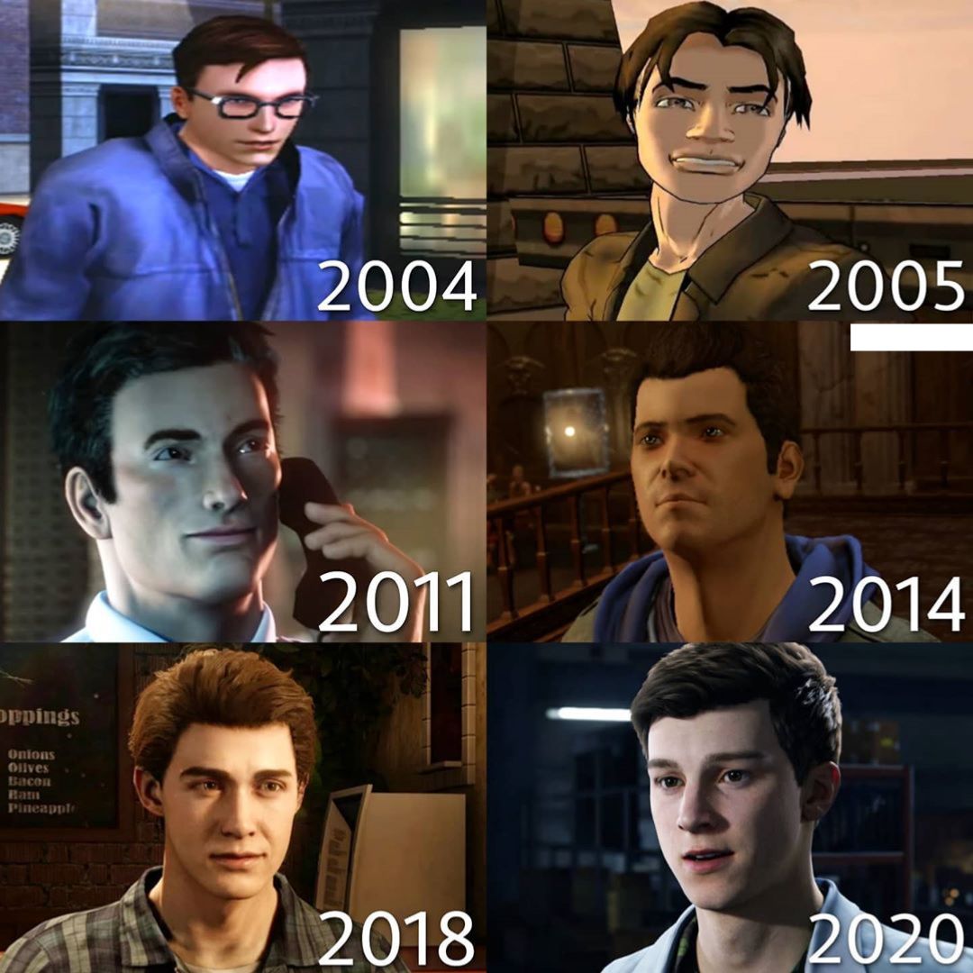 Peter Parker in Spider-Man games throughout the years! | Scrolller