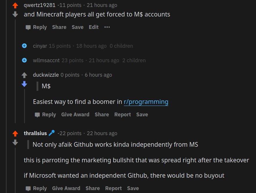 Petition to add r/programming to the list of unapproved subreddits | Scrolller