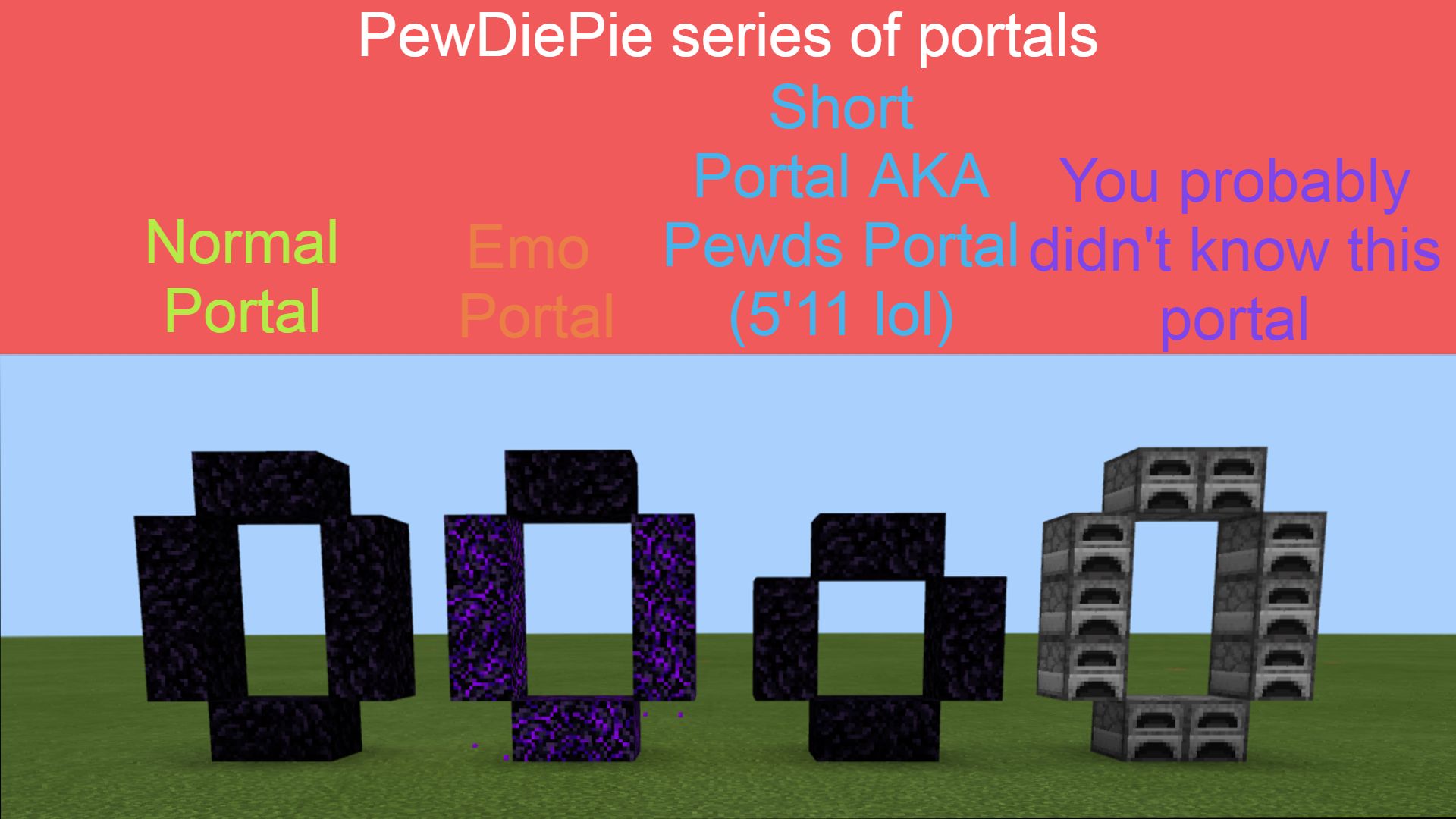 PewDiePie Series Of Portals | Scrolller