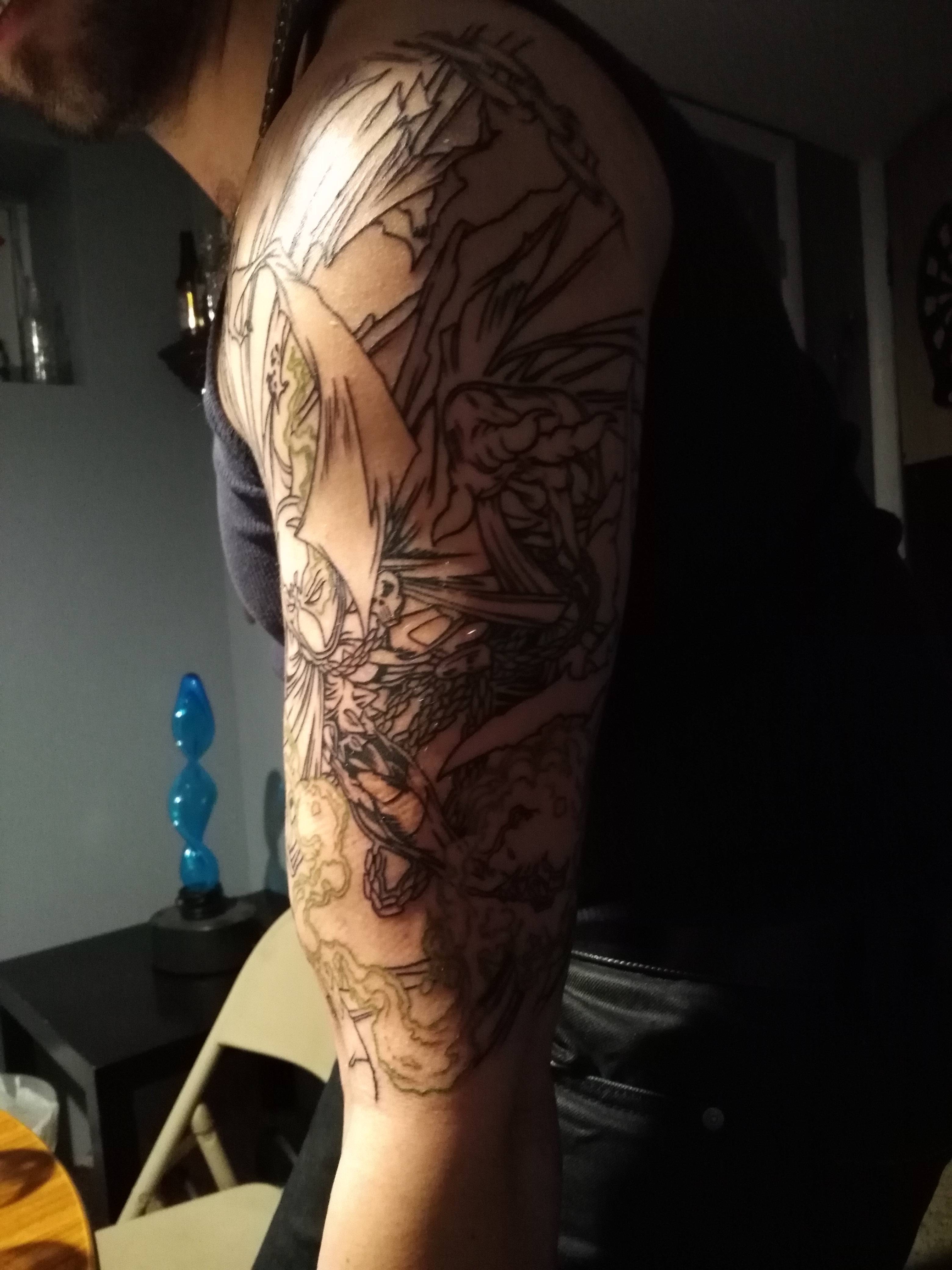 Phase 1 of my spawn tattoo | Scrolller