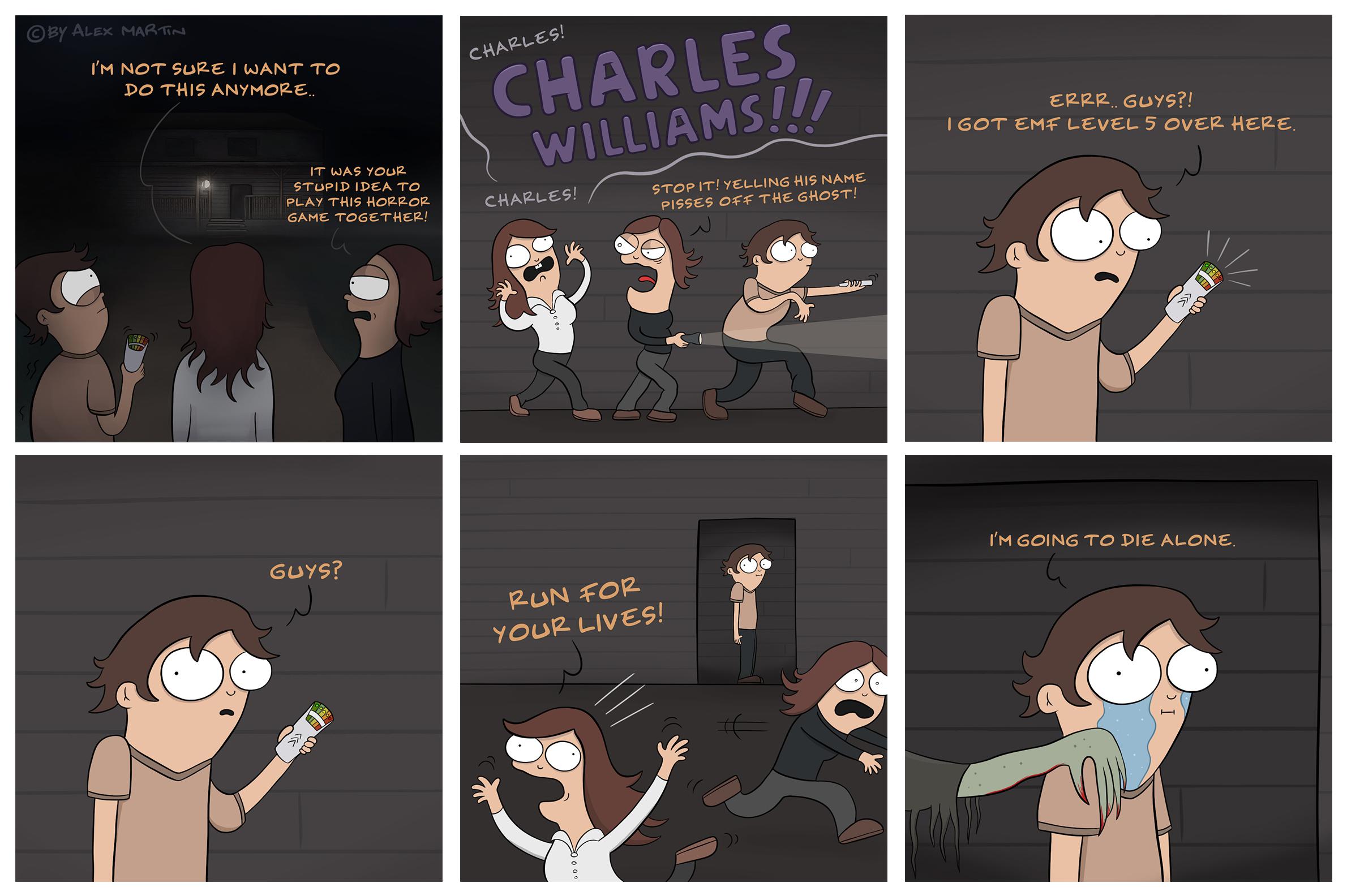 Phasmophobia (OC) by Alex Martin Cartoons | Scrolller