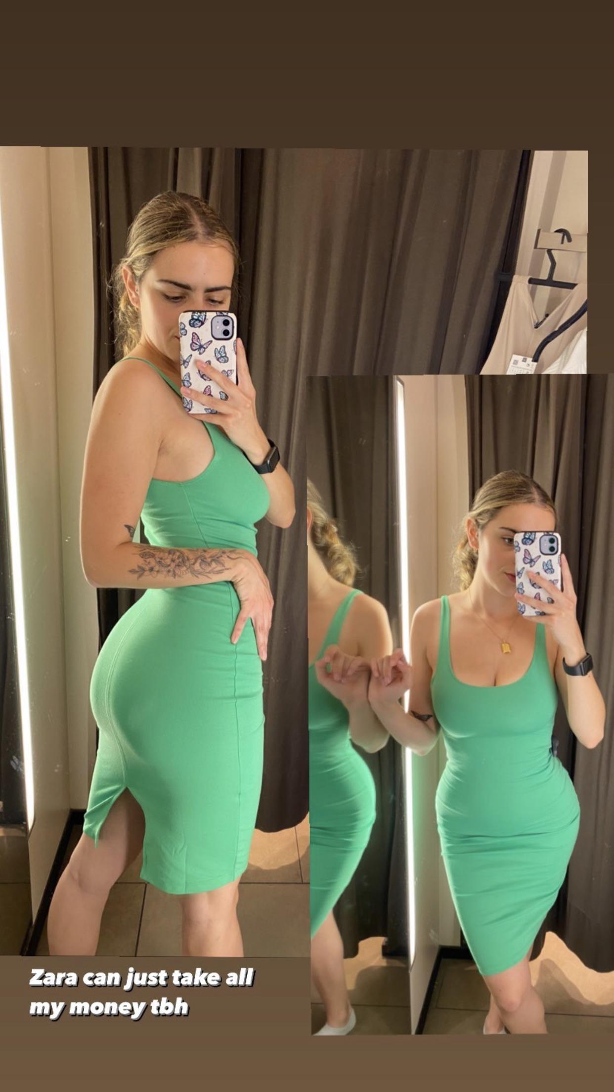 Phoebe showing off her new dress | Scrolller