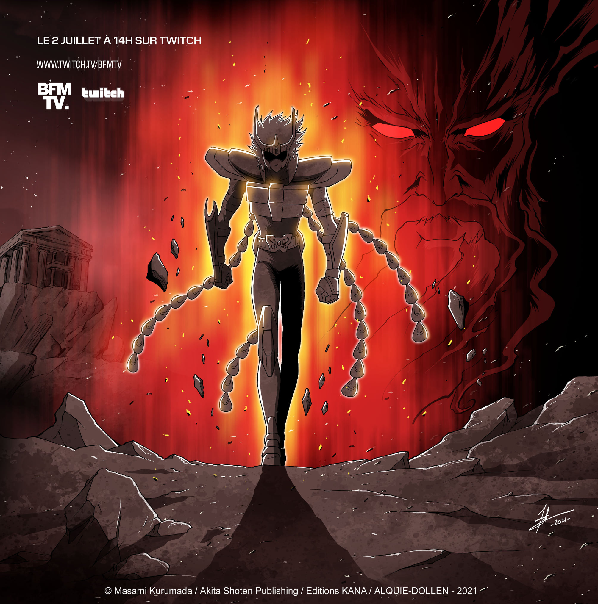 Phoenix Ikki image released by Jérôme Alquie for this new manga | Scrolller