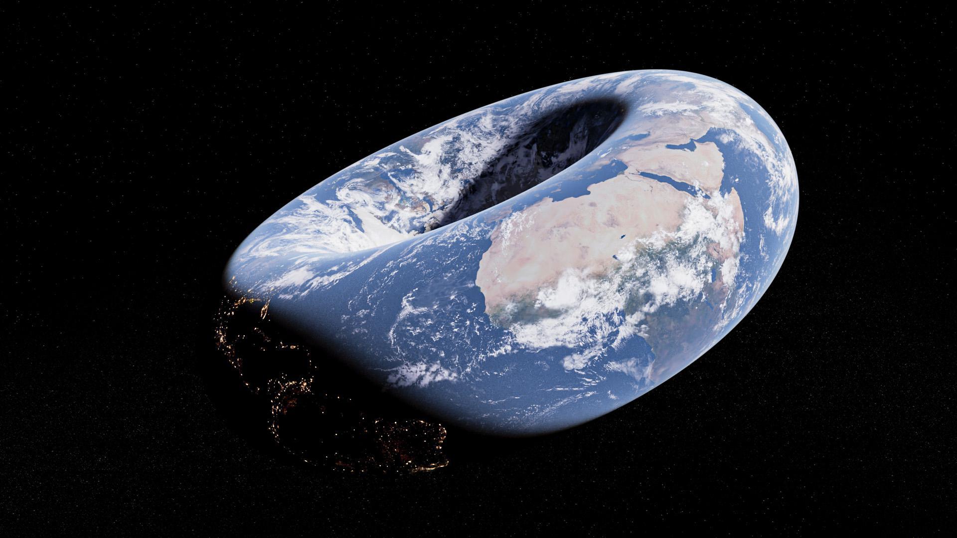 Photorealistic Earth made in Blender | Scrolller