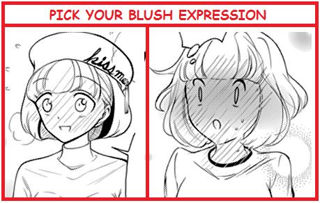 Pick your blush expression | Scrolller