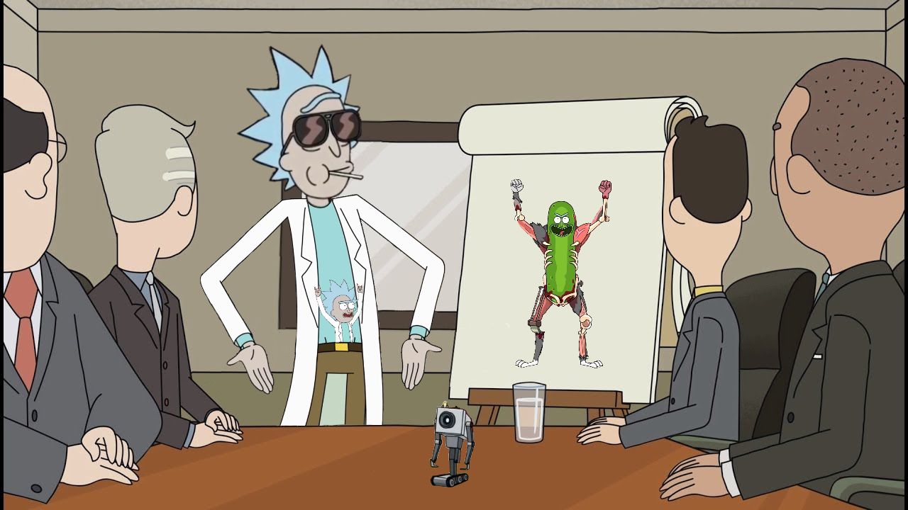 Pickle Rick's reveal in the writer's room | Scrolller