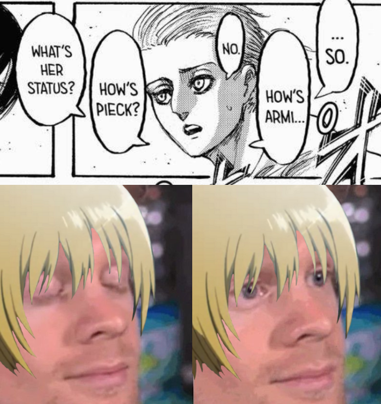 Pieck? Well I can tell you she isn't being tongue raped by a titan | Scrolller