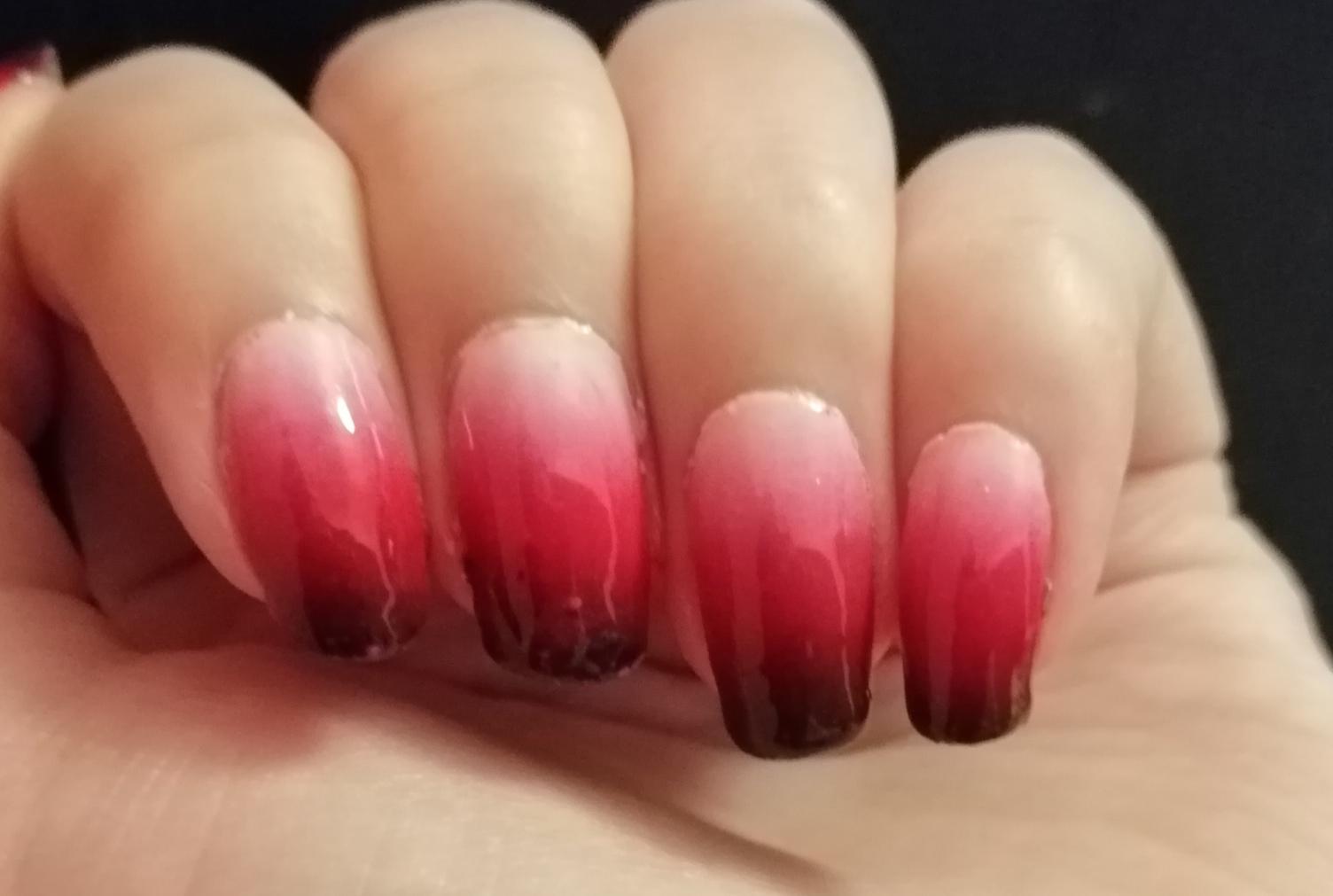Pink gradient nails, currently obsessed with dark to light nails | Scrolller