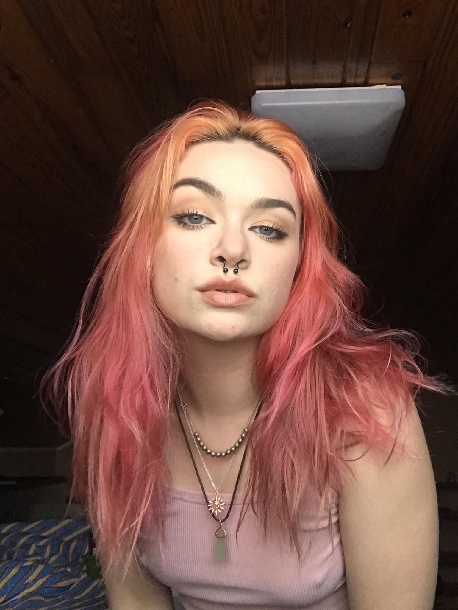 Pink Hair Pink Shirt Pink Nips [not Pictured] Scrolller
