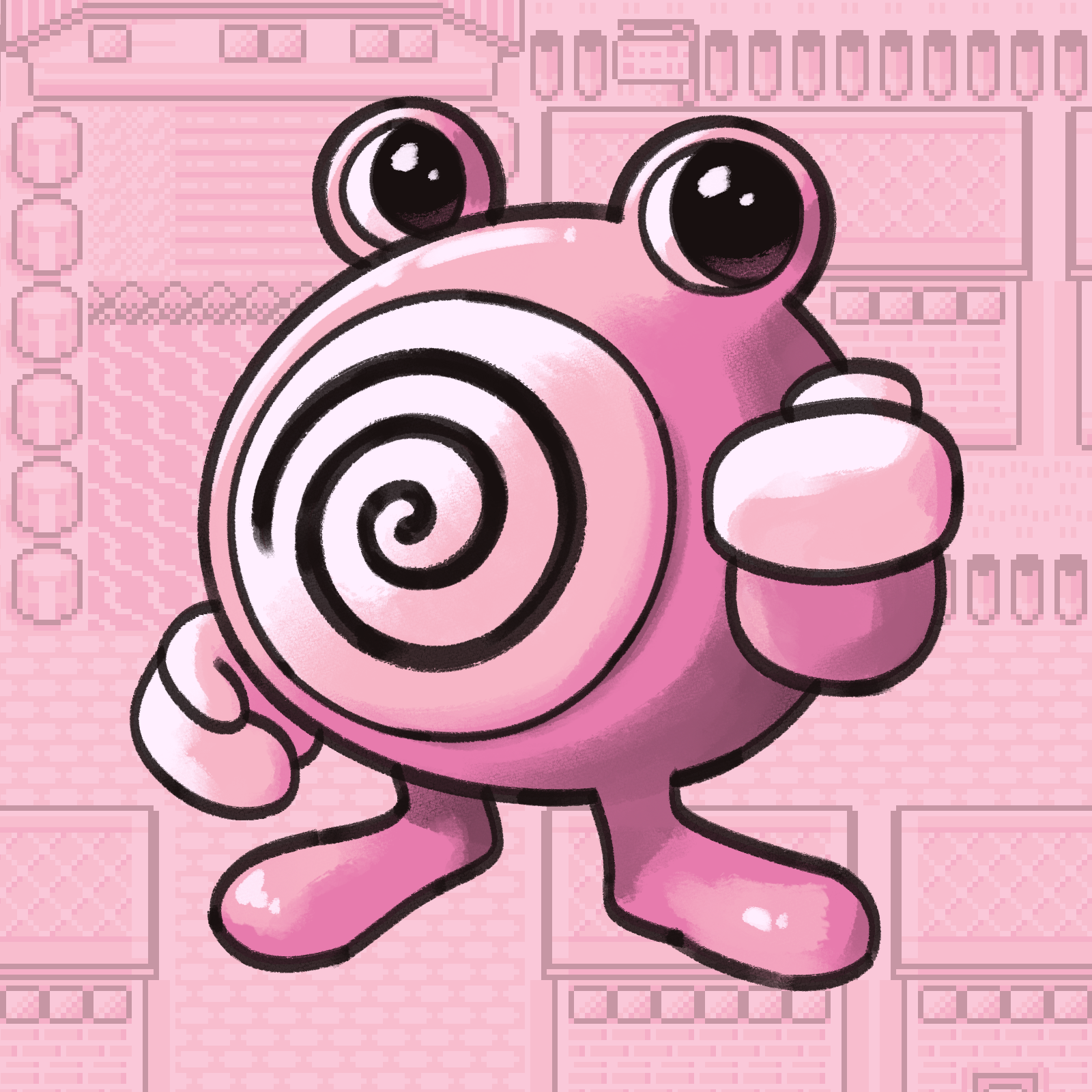 Pink Poli! - Red/Blue's Sprite Series | Scrolller