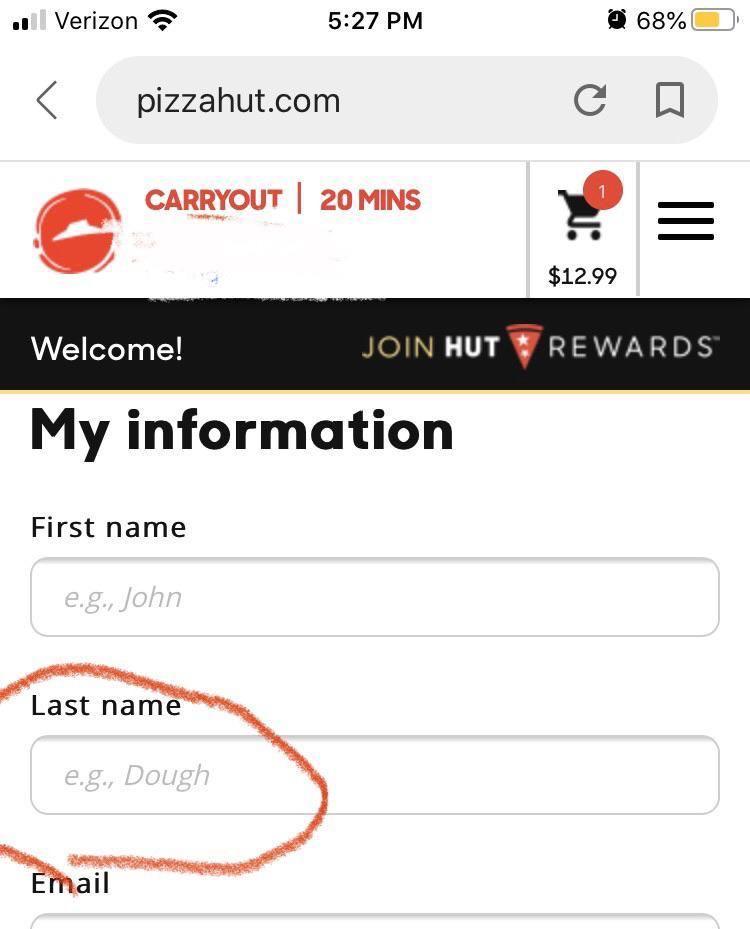 Pizza Hut got jokes... | Scrolller