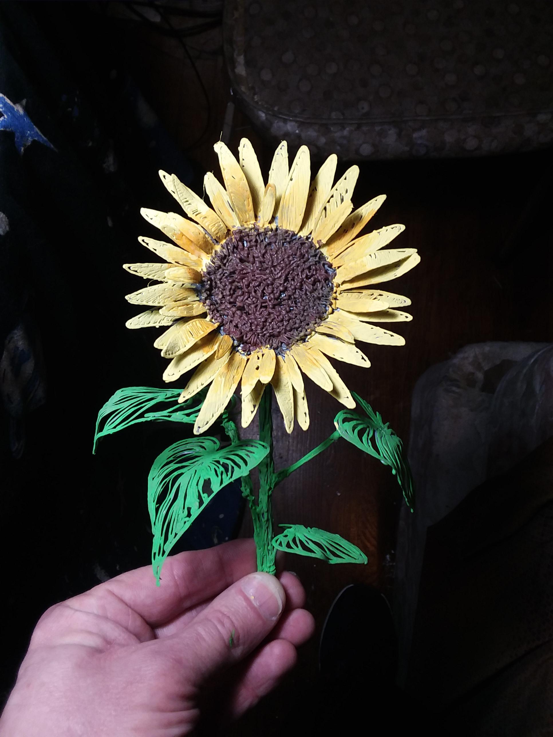 PLA Sunflower. | Scrolller