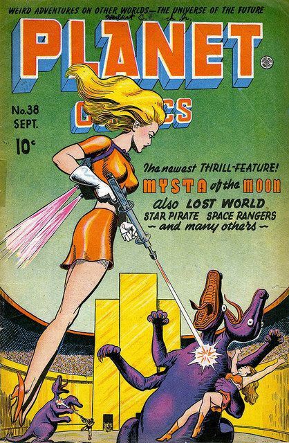 Planet Comics #38 cover (1945) | Scrolller