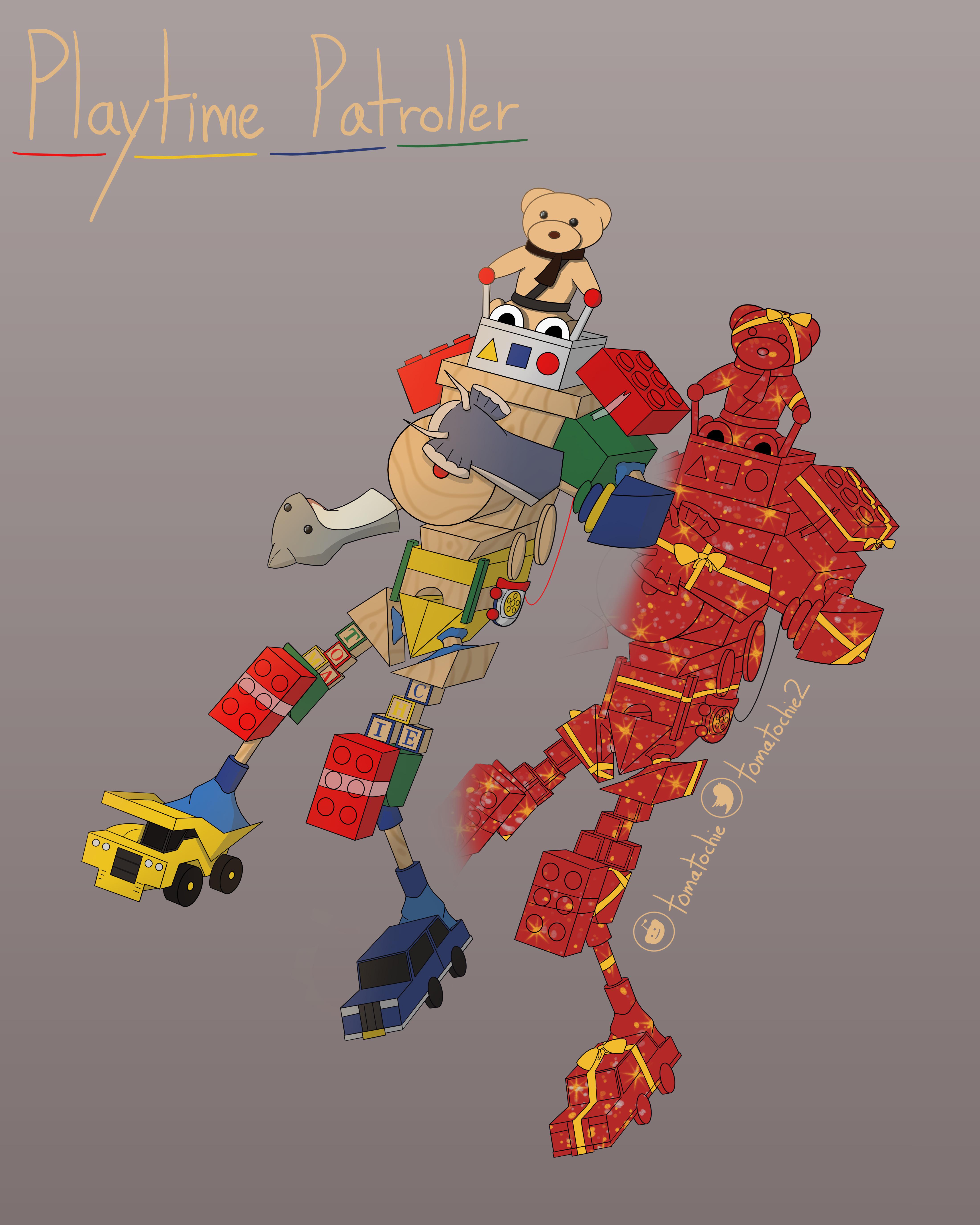 Playtime Patroller- remastered my old skin concept since Christmas is coming and this fitted ...