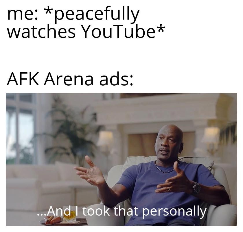 Please afk arena, stop calling yourself the best and stop giving me the cheesy ads. | Scrolller