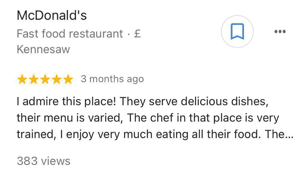 Please be a little more specific when purchasing google reviews... | Scrolller