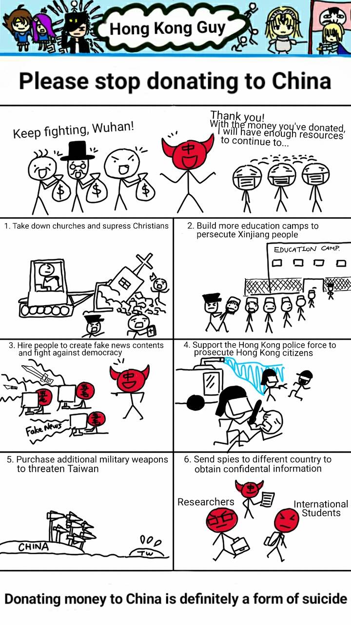 Please Stop Donate to China (comic) | Scrolller