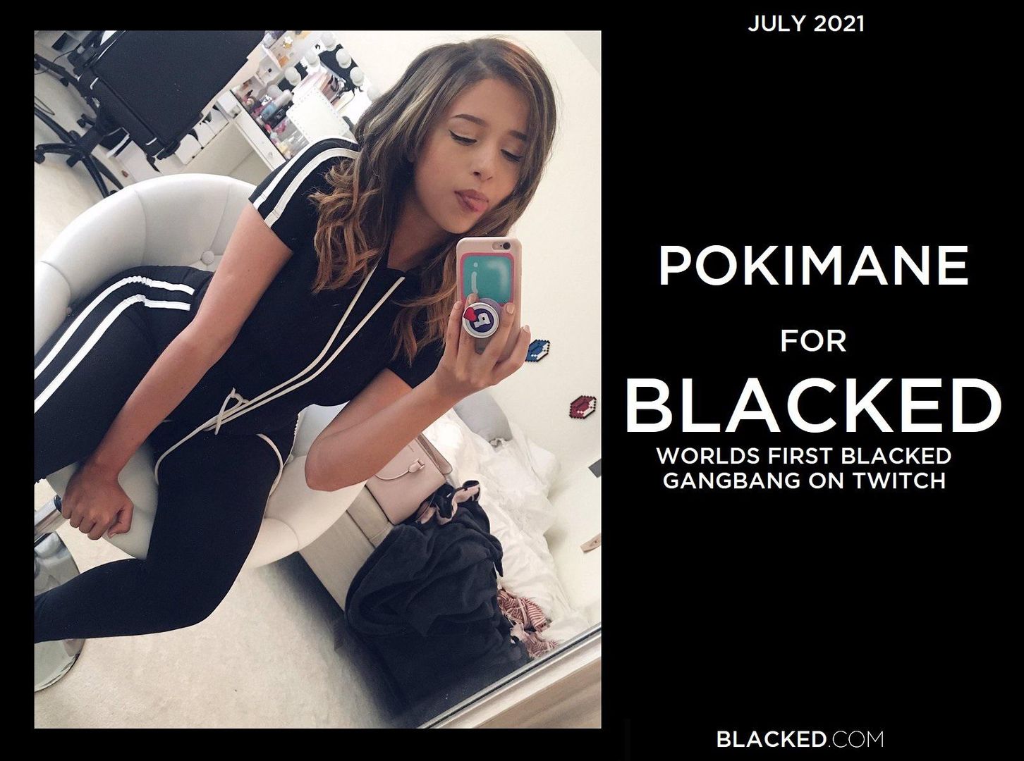Pokimane for BLACKED.COM | Scrolller