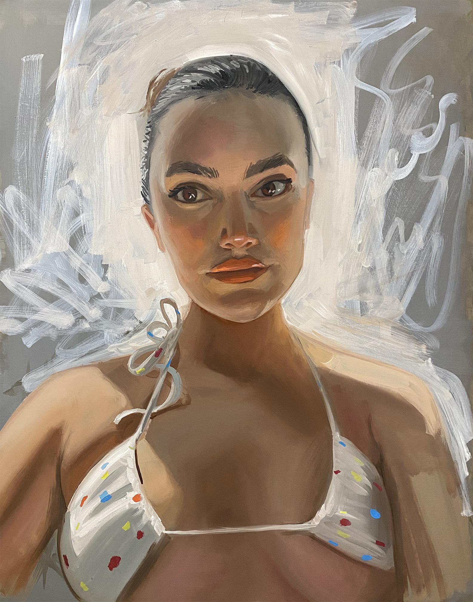 polkadot bikini, me, oil on canvas, 2021 | Scrolller