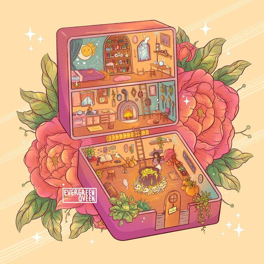 Polly Pocket Witch by Brittnie (@evergreenqveen) | Scrolller