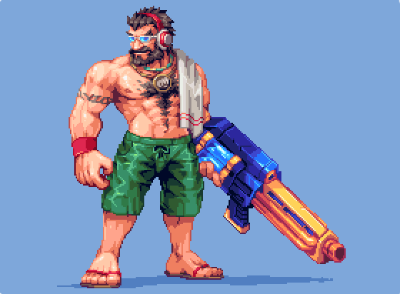 Pool Party Graves Pixel Art [ahruon] | Scrolller