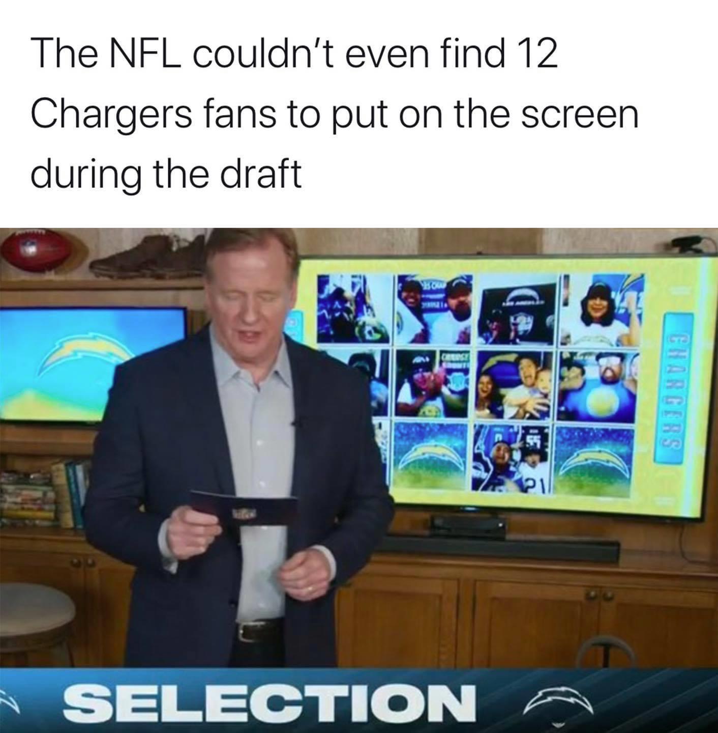 Poor Chargers | Scrolller