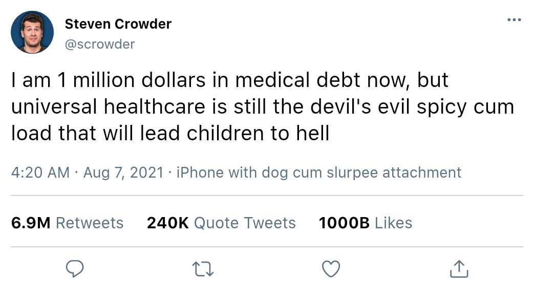 Poor Steven Crowder | Scrolller