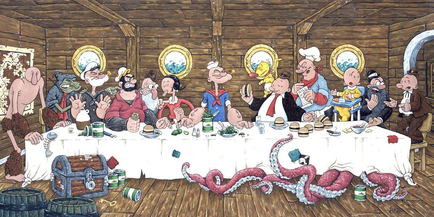 Popeye’s Last Supper | Scrolller