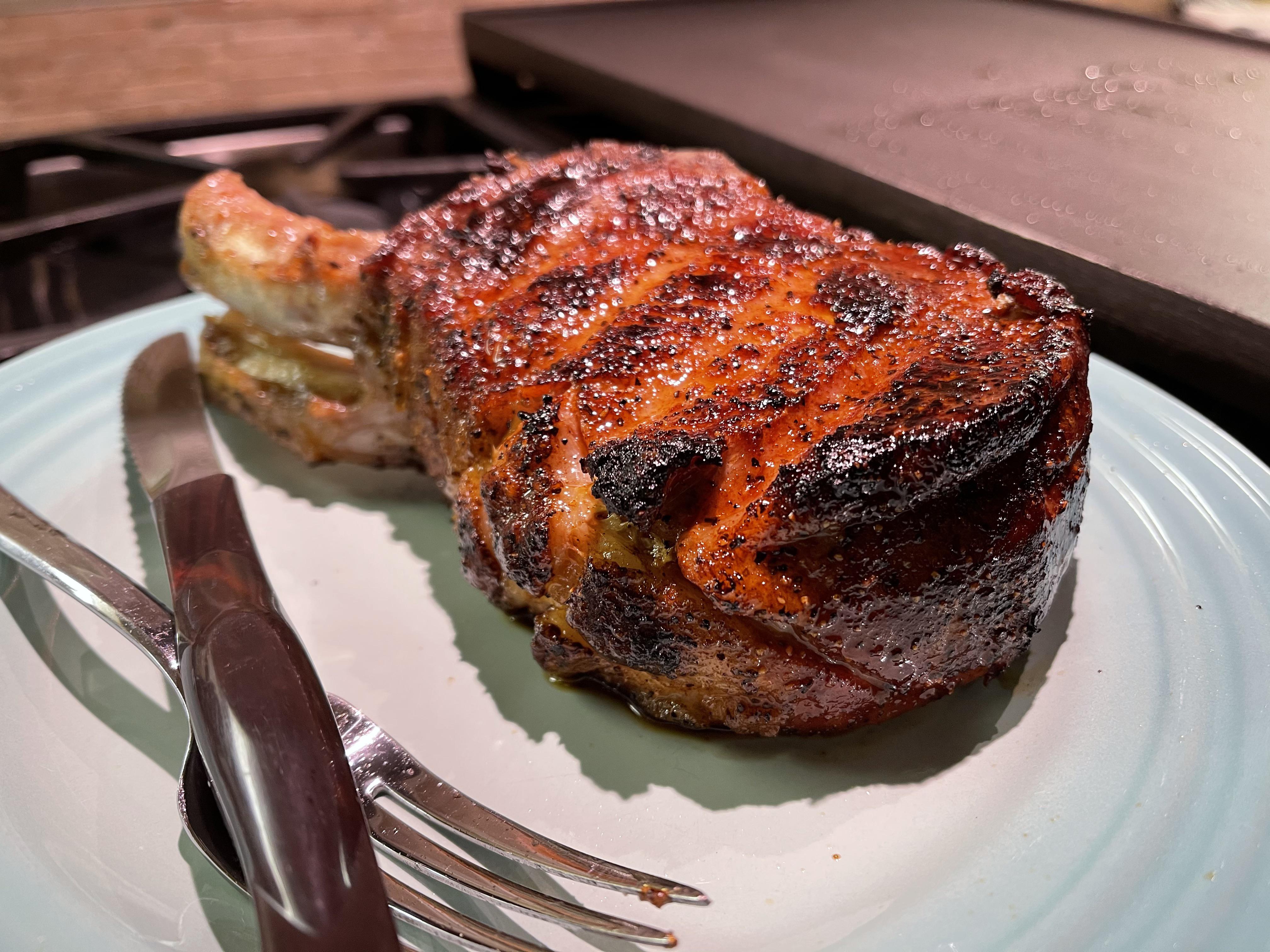 Pork Steak anyone? Reverse seared | Scrolller