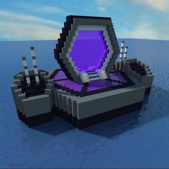 Portal design for Mumbo's base | Scrolller