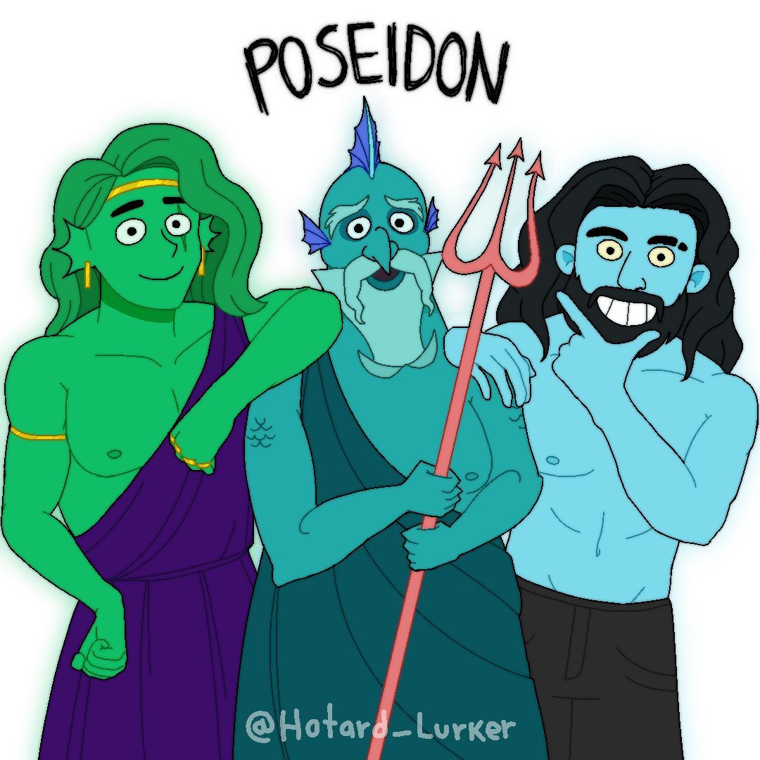 Poseidon: God of the sea, storms, earthquakes and horses. | Scrolller