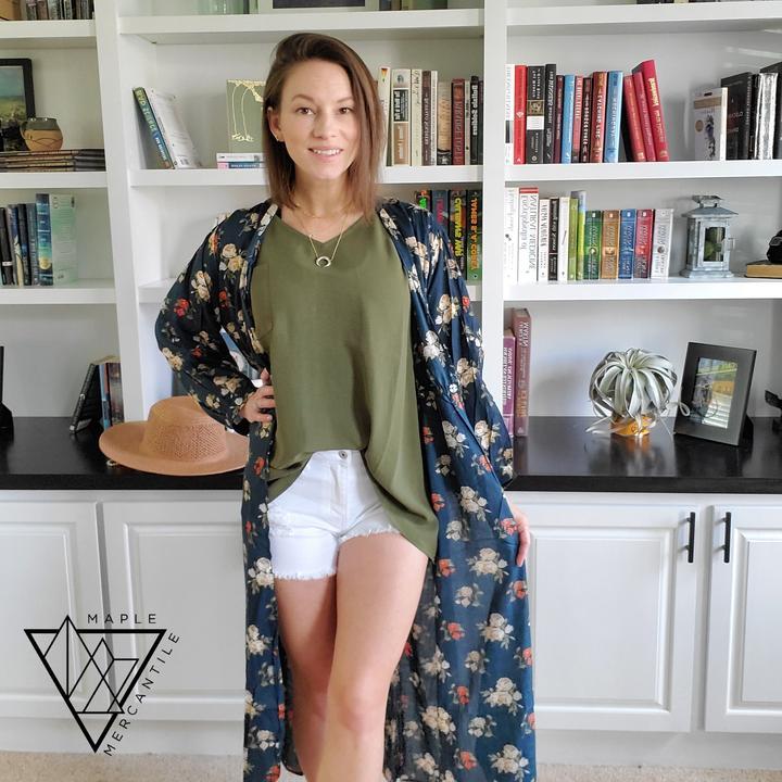 Posing for her website, maplemercantile.com | Scrolller