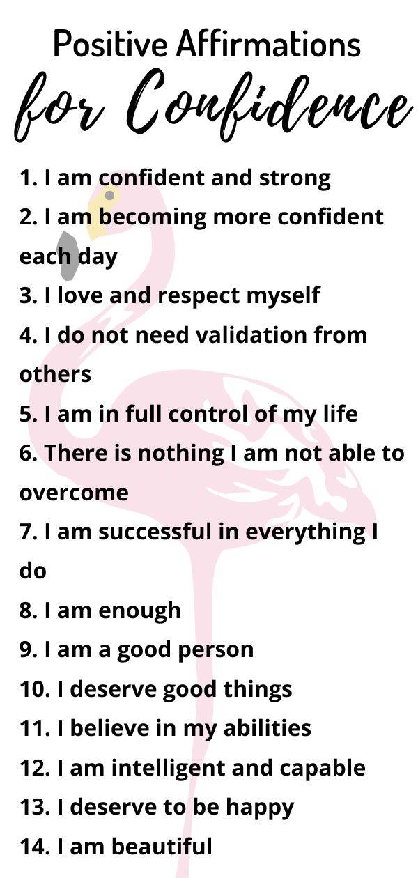Positive Affirmations for Confidence | Scrolller