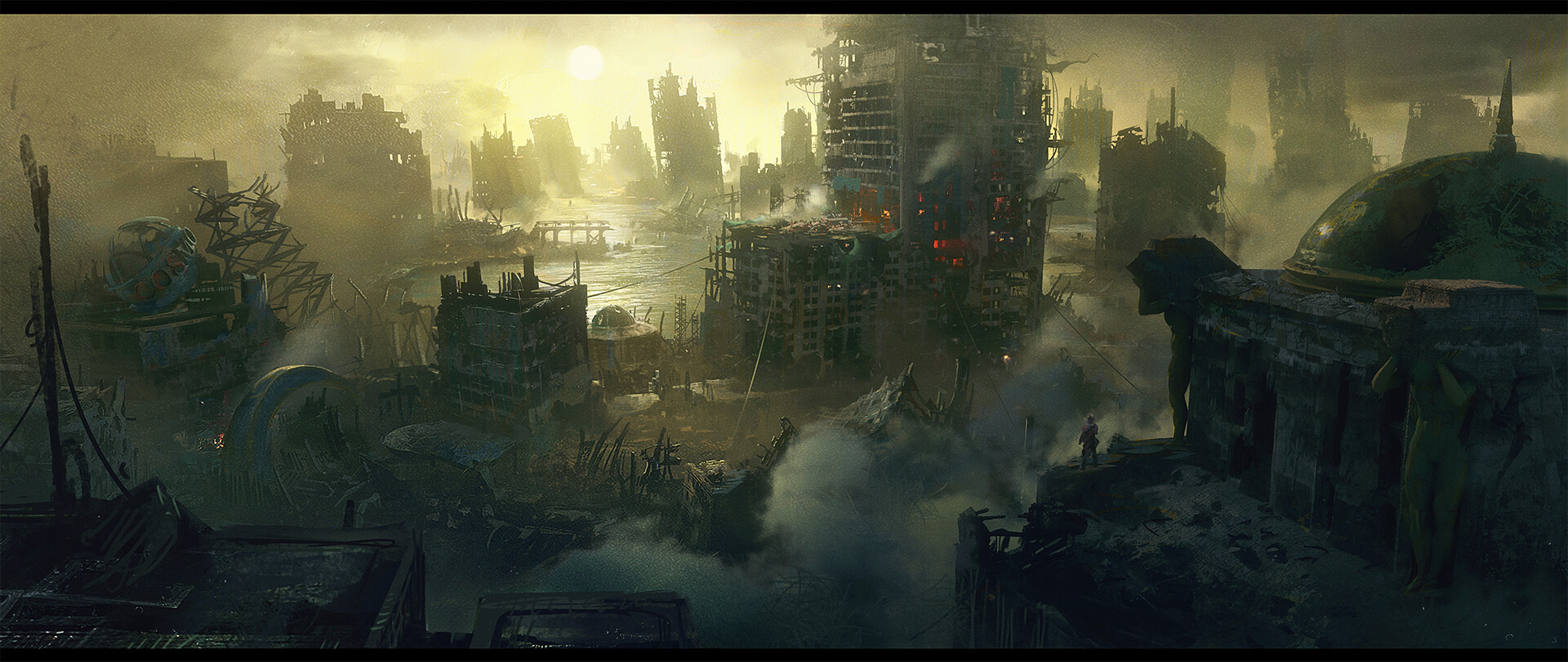 Post-apocalyptic City by Aleksey Pollack | Scrolller