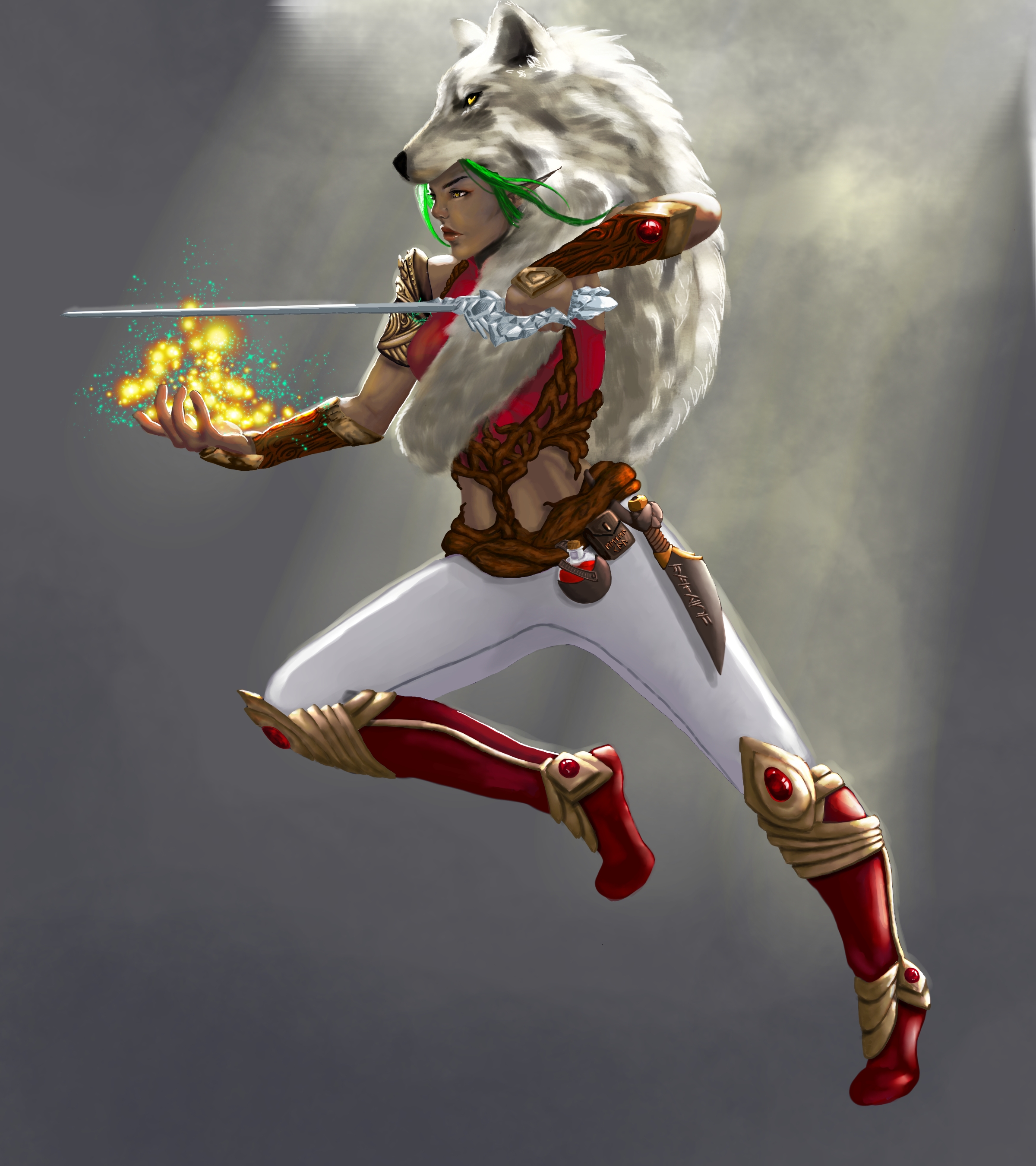 Post-Apocalyptic Druid by skeletondicks [OC] | Scrolller