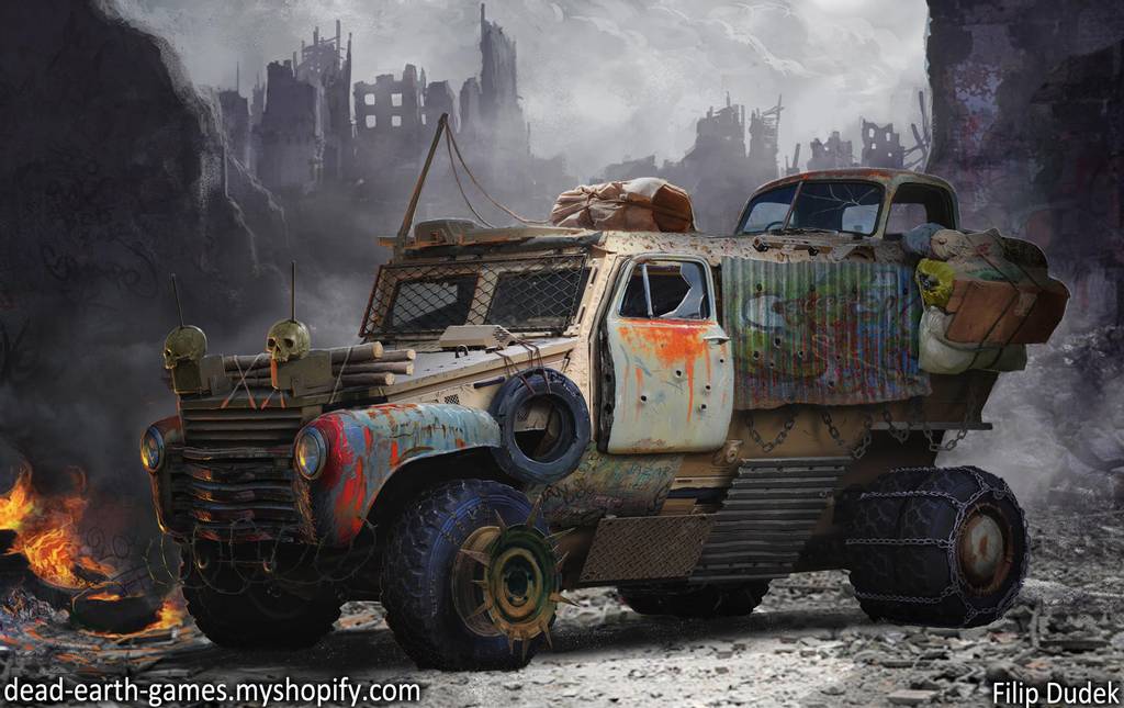 Post Apocalyptic Vehicle by Filip Dudek | Scrolller