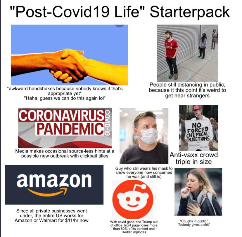 “Post-Covid19 Life” Starterpack | Scrolller