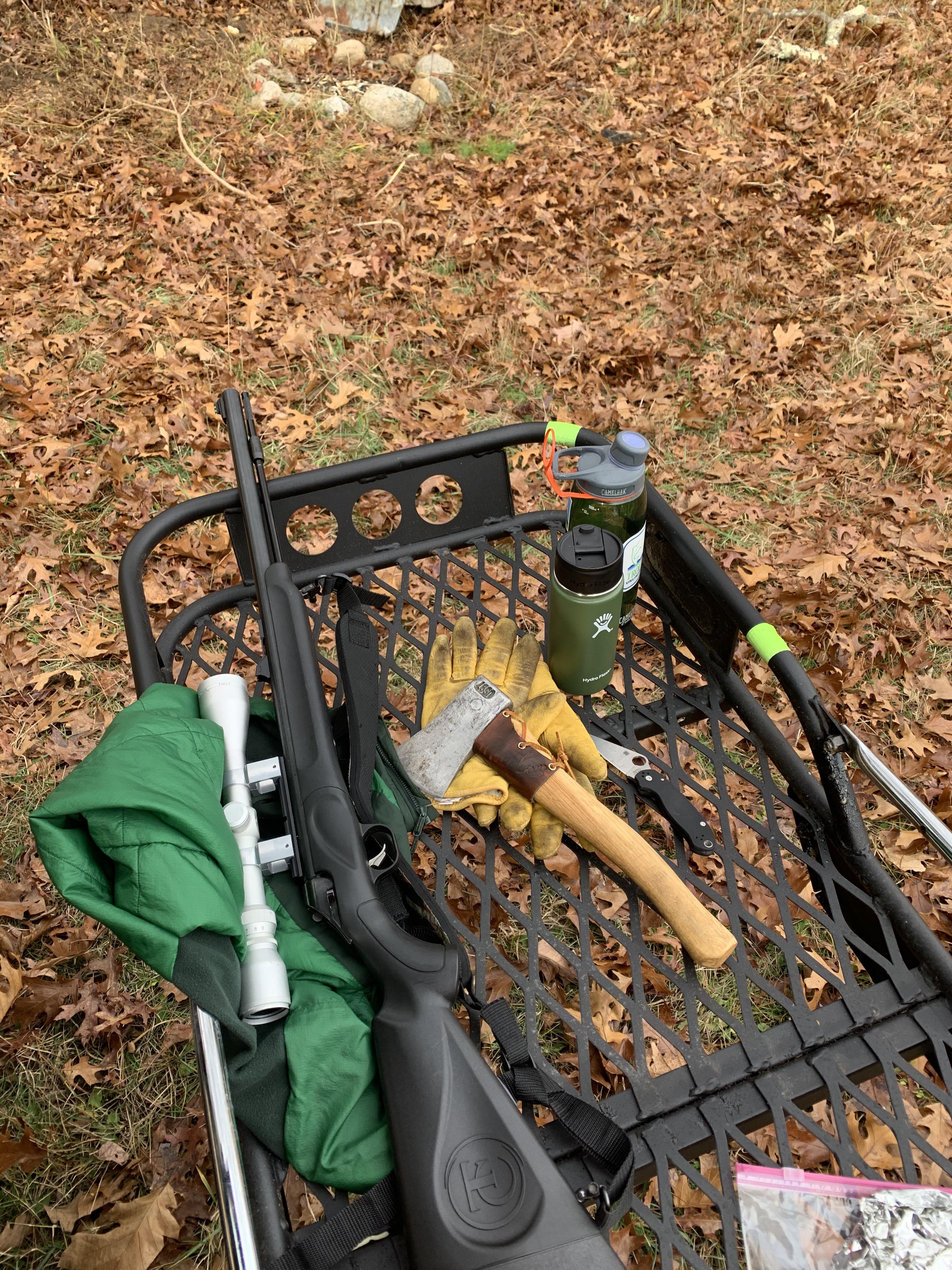 Post-morning hunt carry dump. No Bambi. | Scrolller