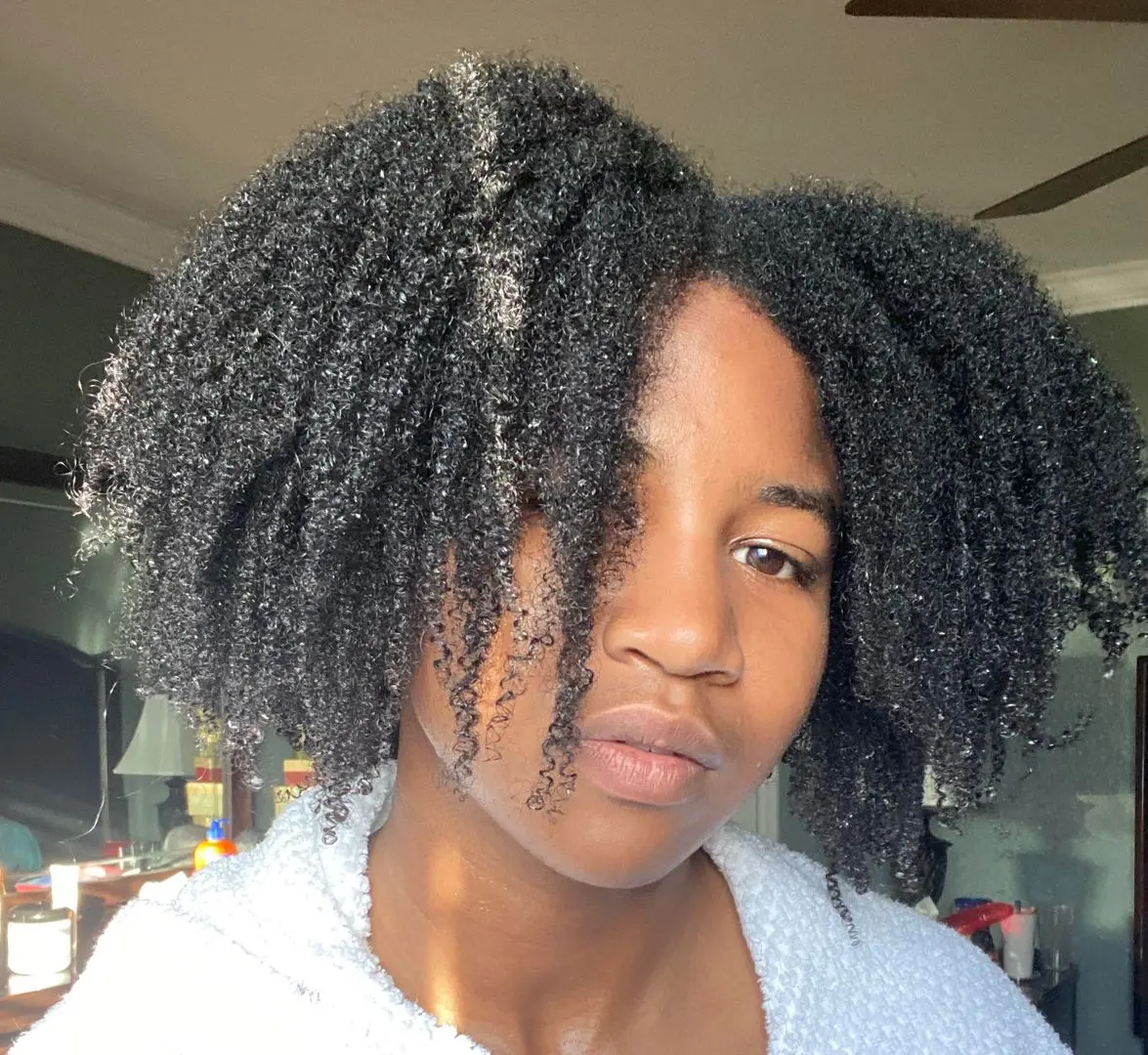 Post shower...4c wet hair curl pattern | Scrolller