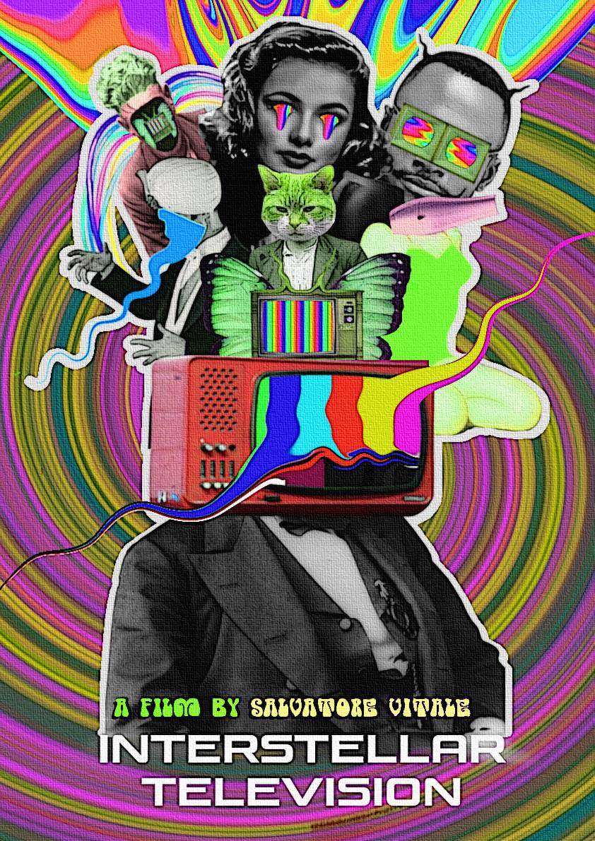 Poster for my new abstract animated film INTERSTELLAR TELEVISION | Scrolller