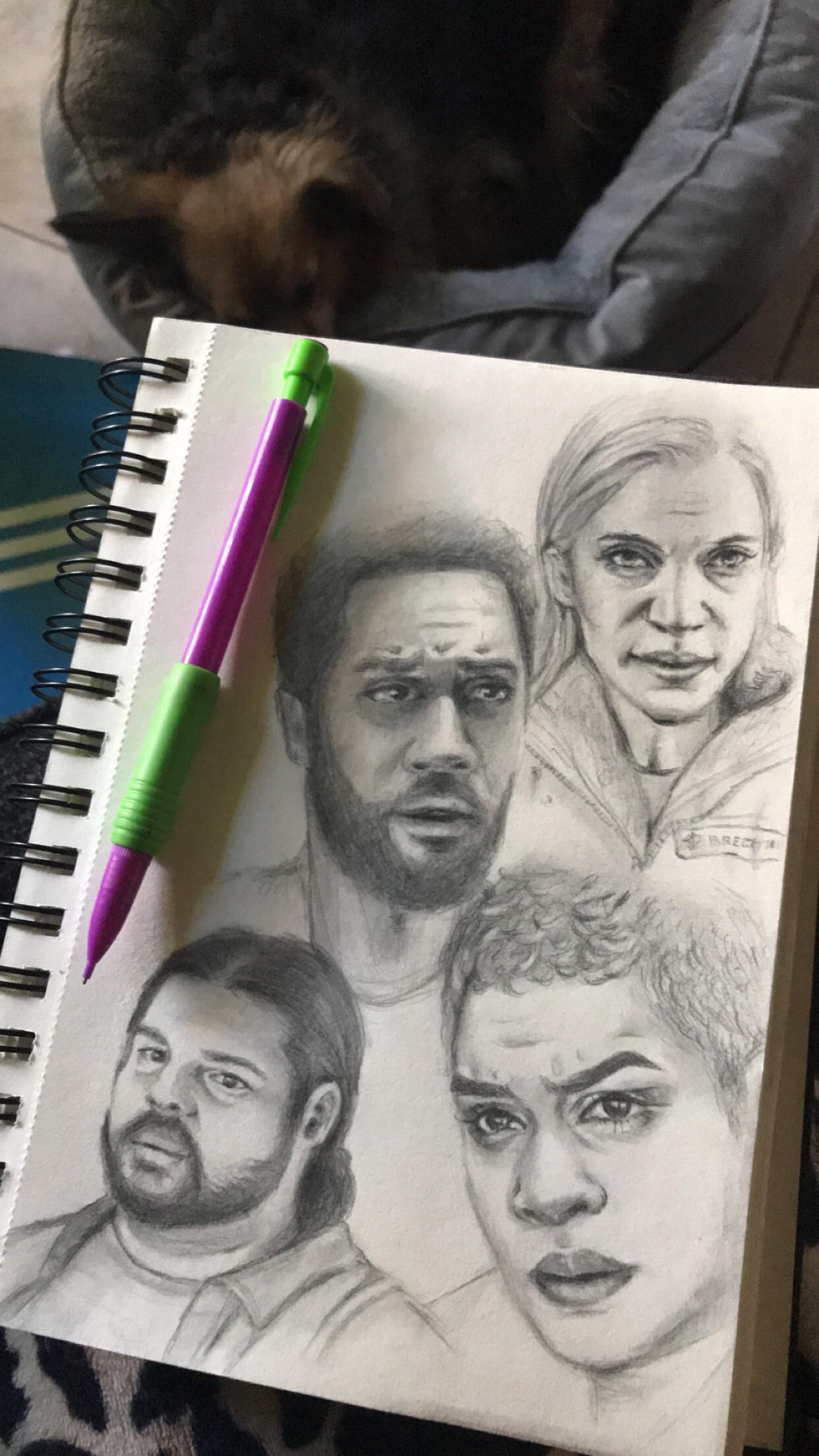 Practicing some sketching while enjoying this series. | Scrolller