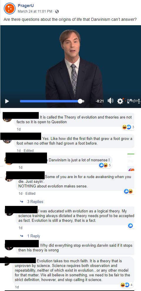 PragerU on 'darwinism' | Scrolller