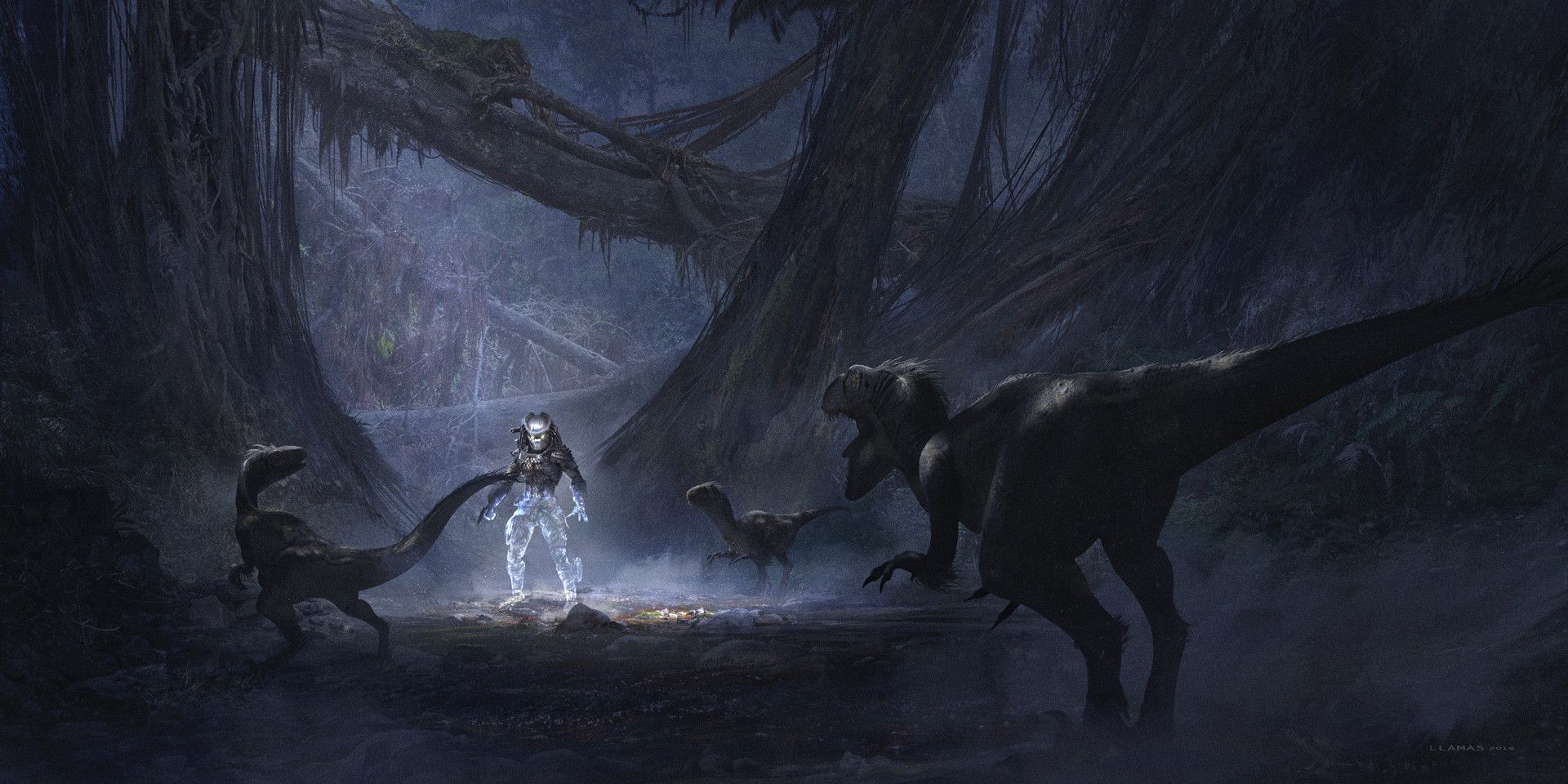 Predators by Florent Llamas | Scrolller