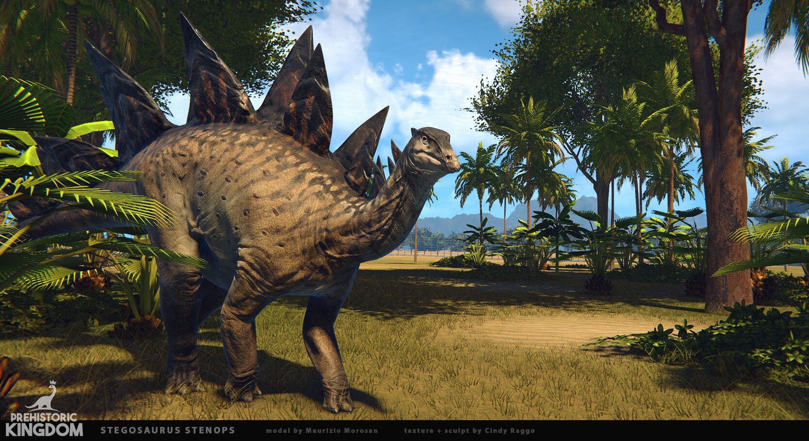 Prehistoric Kingdom: Stegosaurus stenops, by Cindy Raggo | Scrolller