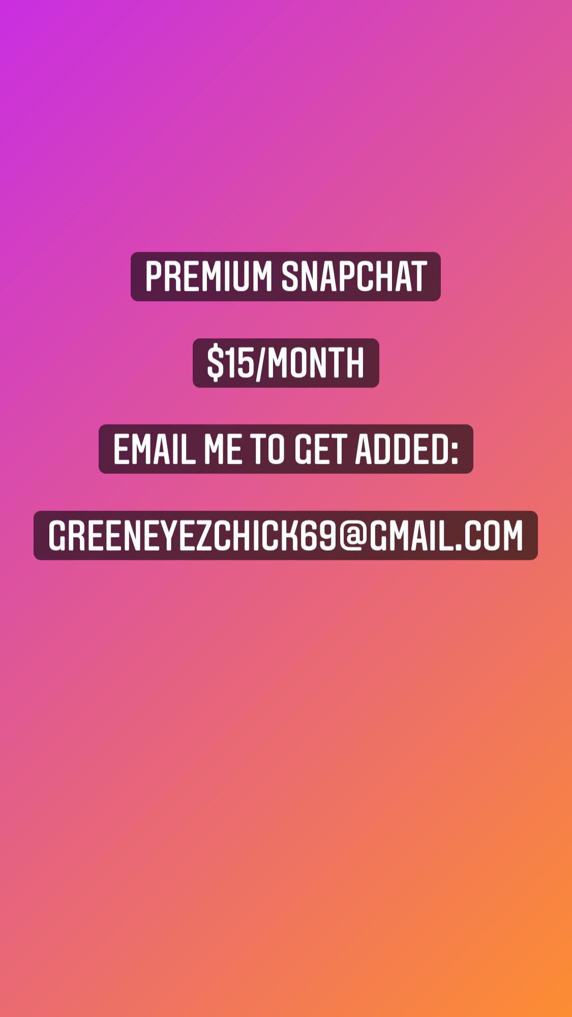 Premium Snap 😈 | Scrolller