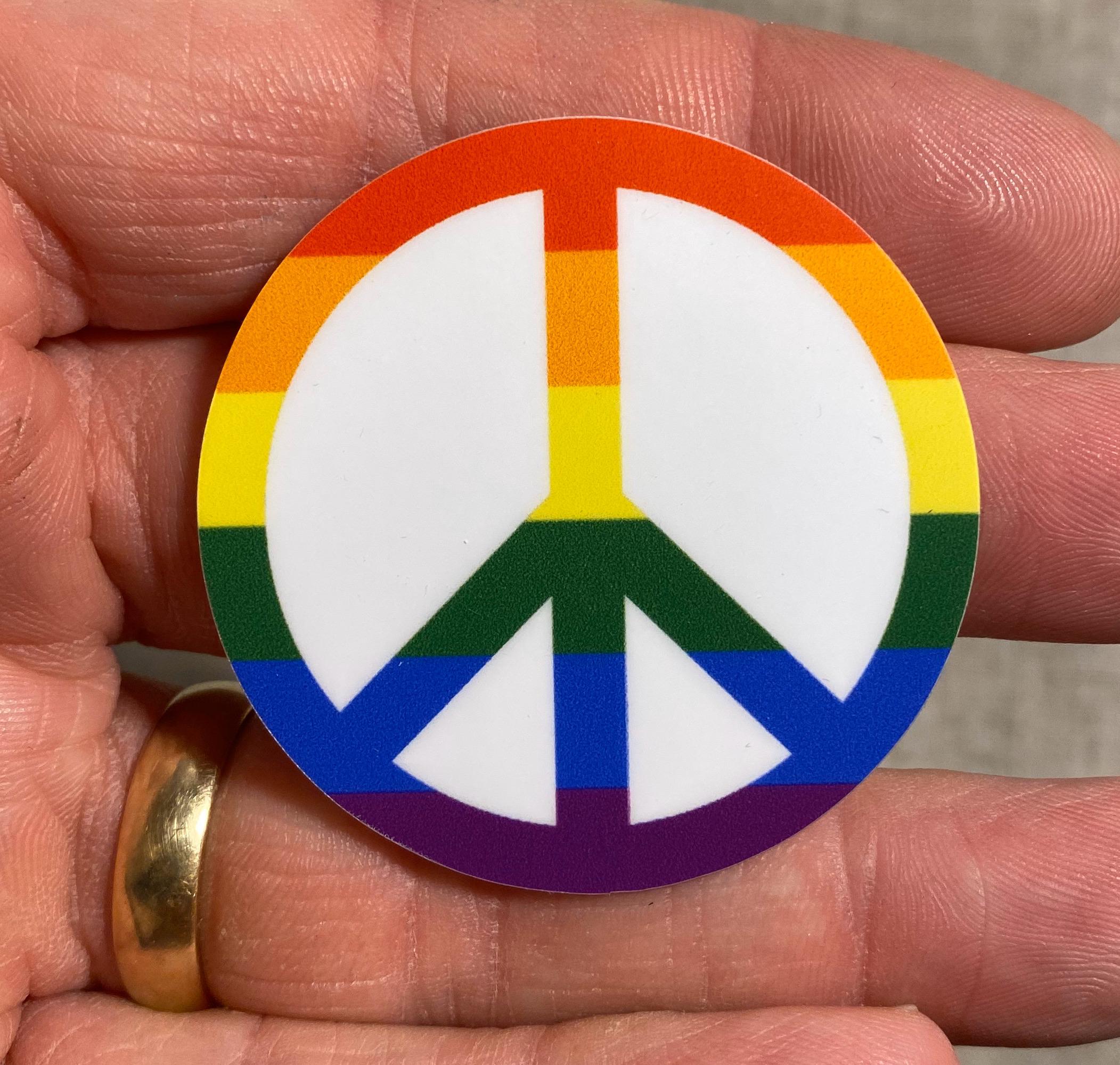 Pride and Peace Sticker | Scrolller