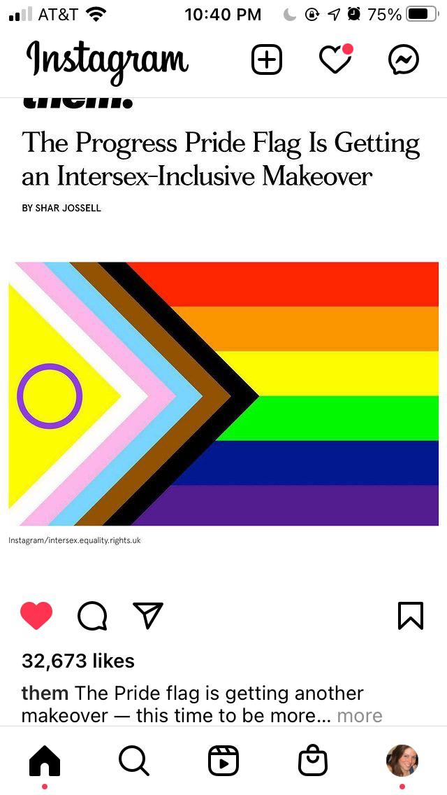 Pride flag that is intersex inclusive | Scrolller